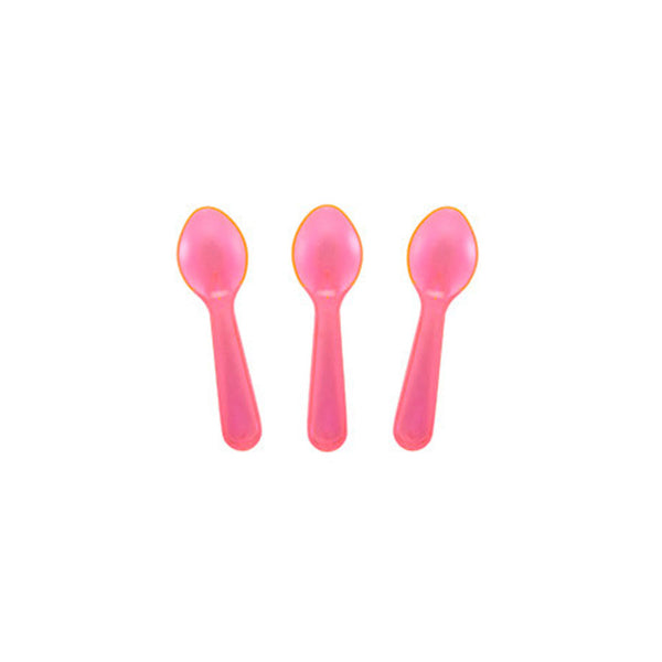 Mini Round Sample Taster Spoons 3000ct Translucent Pink - Frozen ...
